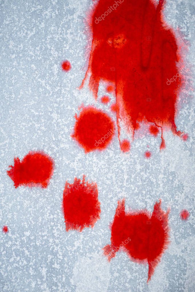 Blood stains on white paper — Stock Photo © stevanovicigor #133310194