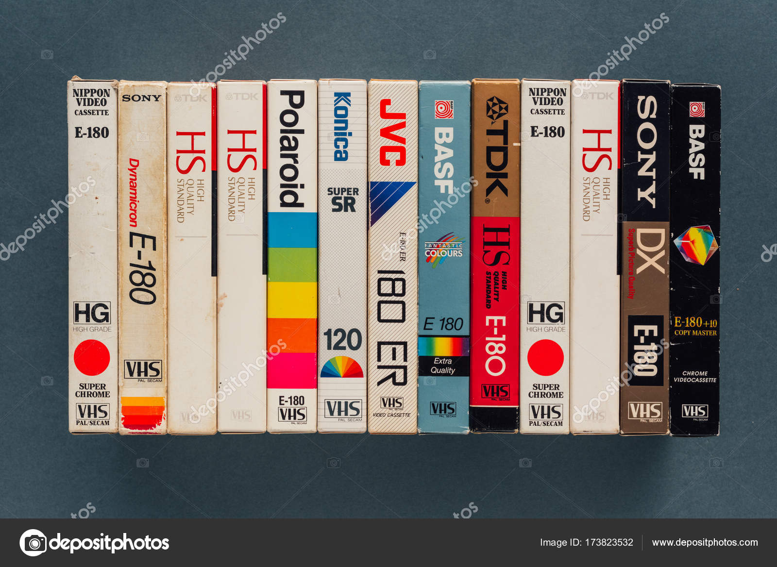 VHS video cassettes, retro video technology – Stock Editorial Photo ...