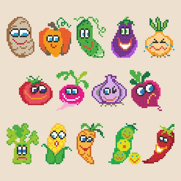 Légumes pixel art images libres de droit, photos de Légumes pixel art ...