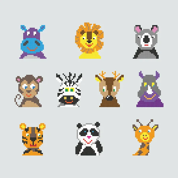 12,010,826 Pixel art animals Vector Images | Depositphotos