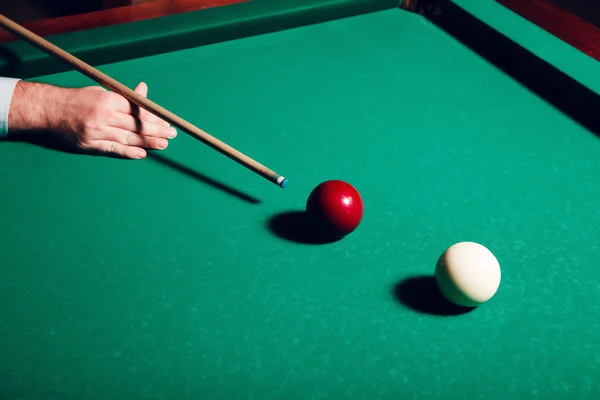 Man trying to hit ball in billiard Stock Photo by ©Nomadsoul1 132194440