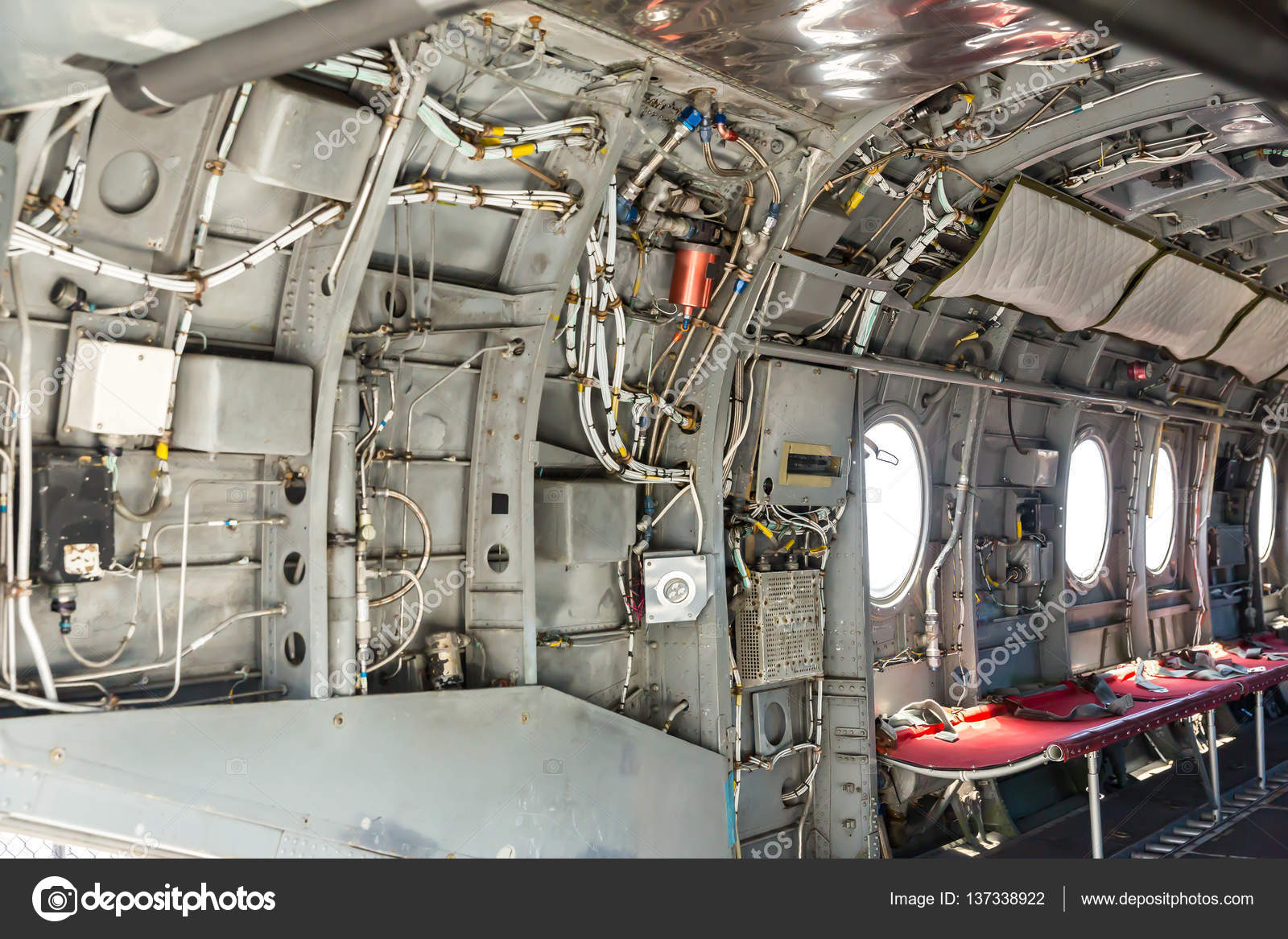 Military rescue helicopter wiring — Stock Photo © Nomadsoul1 #137338922