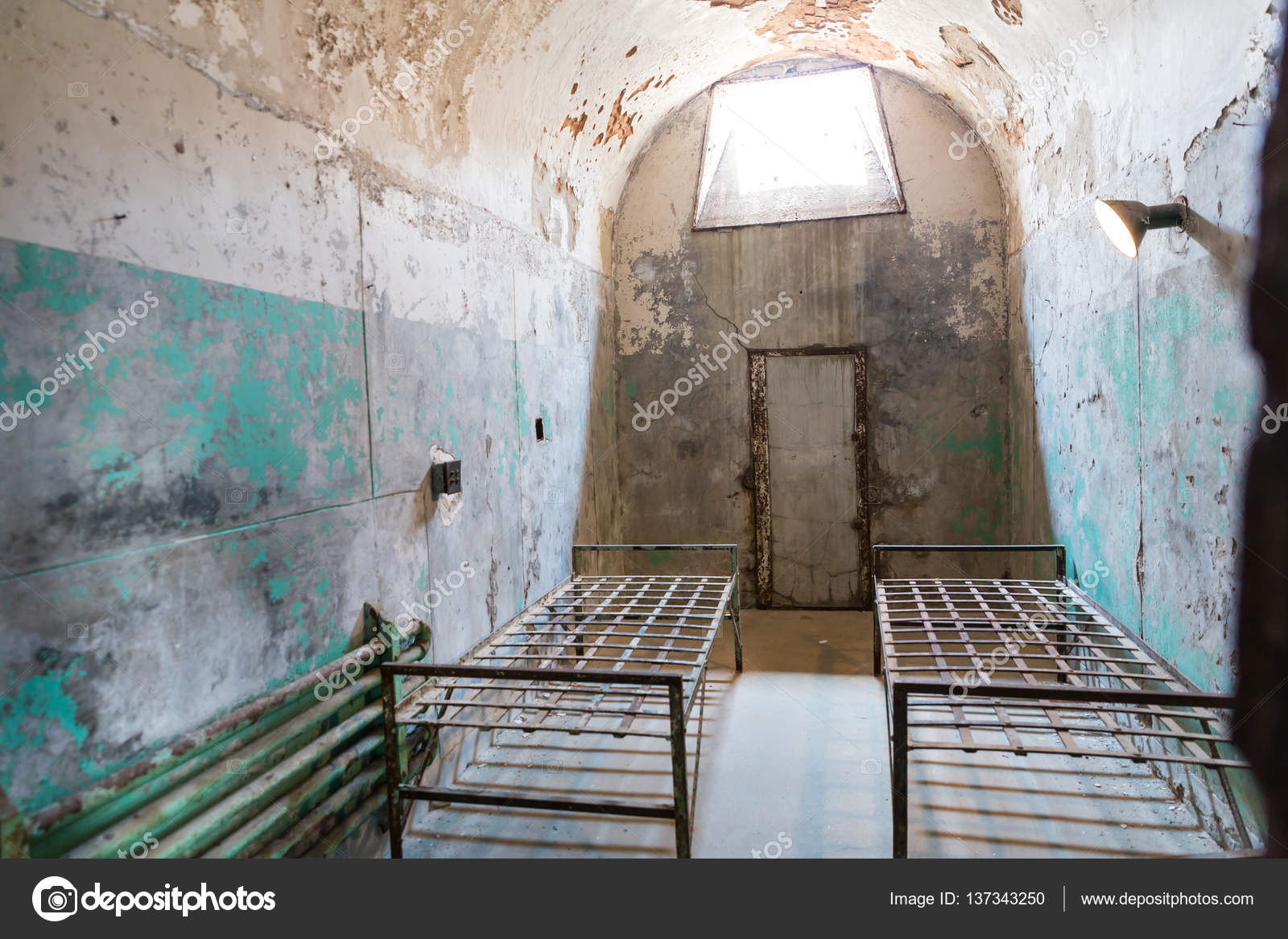 Old prison interior Stock Photo by ©Nomadsoul1 137343250