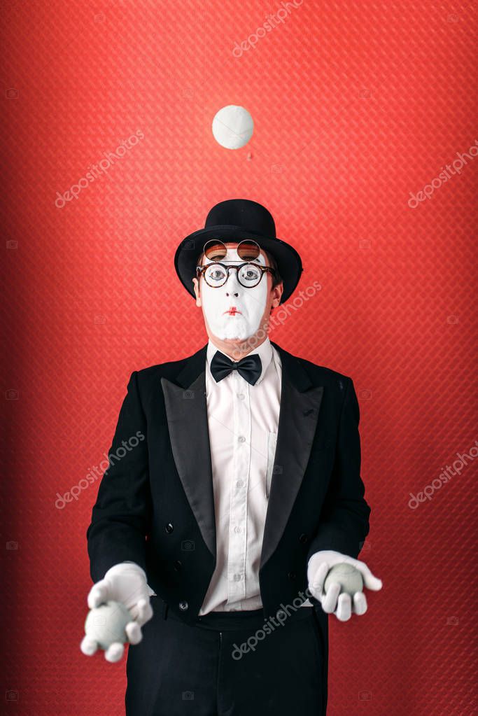 Pantomime theater actor — Stock Photo © Nomadsoul1 #148336365