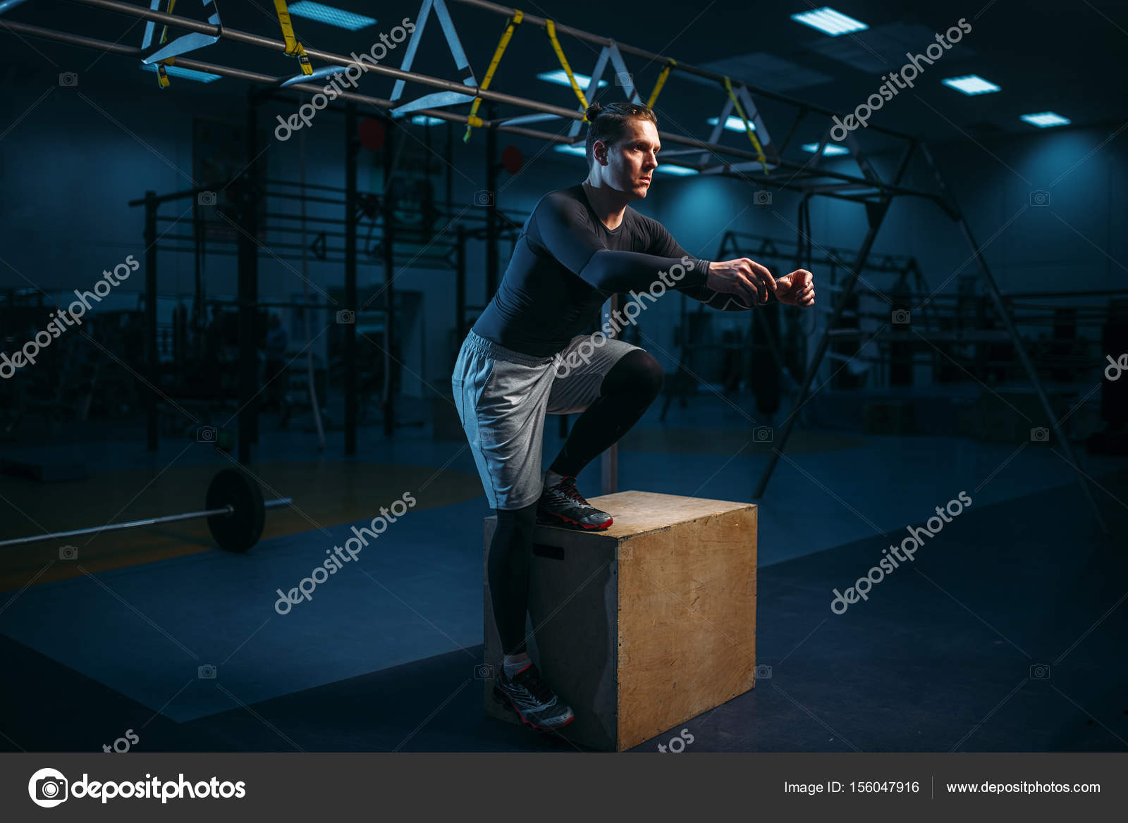 Male athlete training — Stock Photo © Nomadsoul1 #156047916