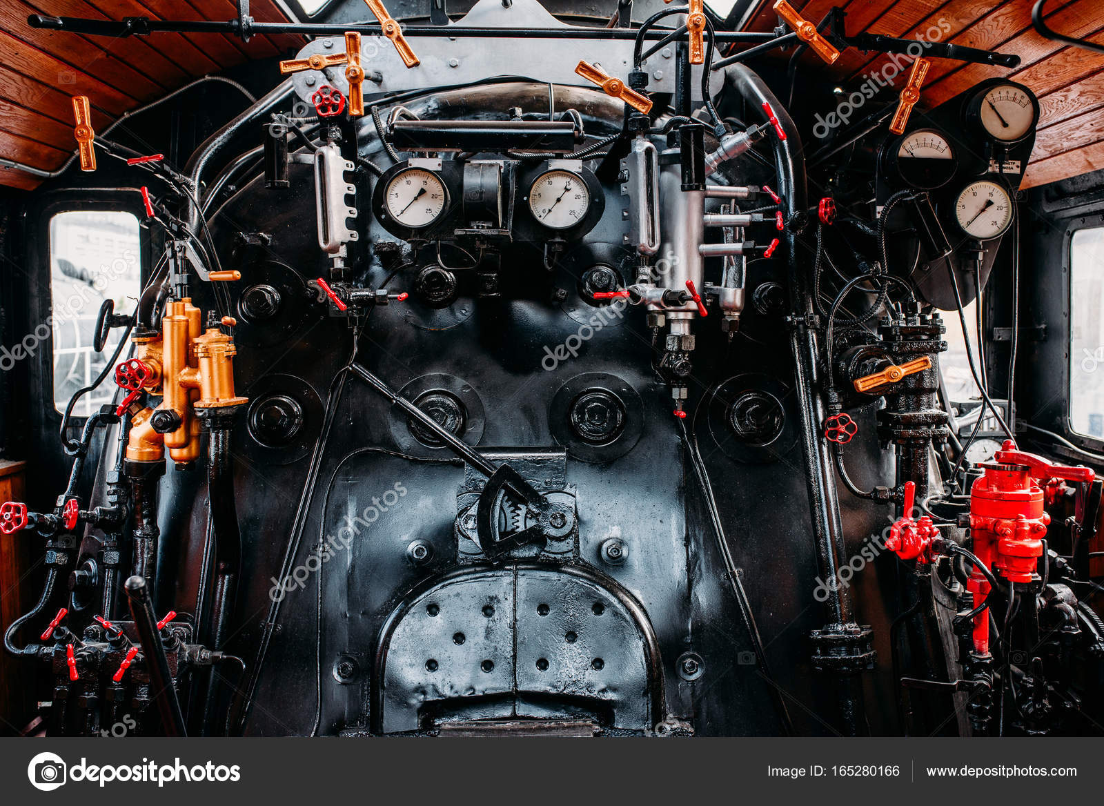 Old steam train cabin — Stock Photo © Nomadsoul1 #165280166