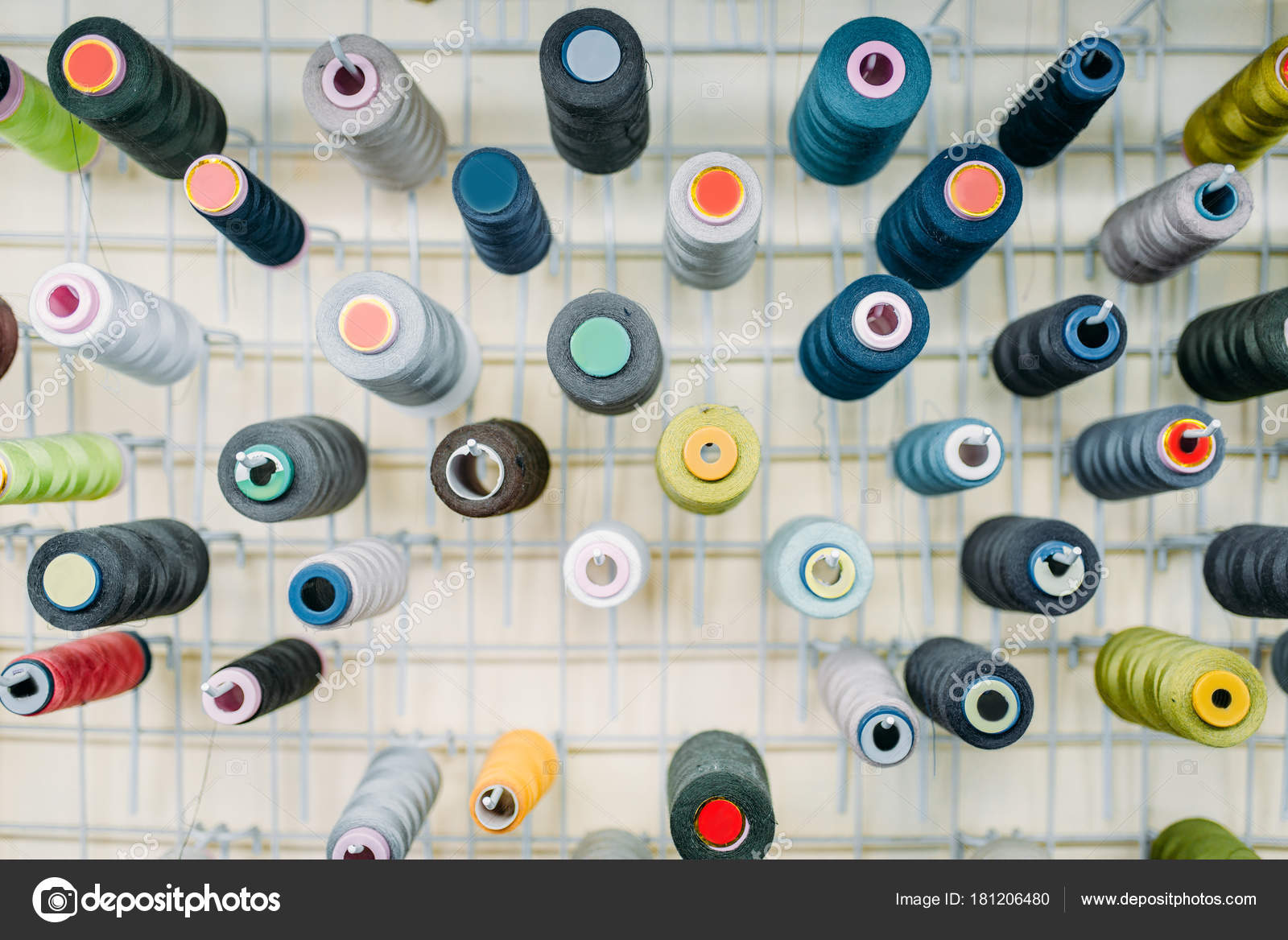 Spools of new color threads Stock Photo by ©Nomadsoul1 181206480