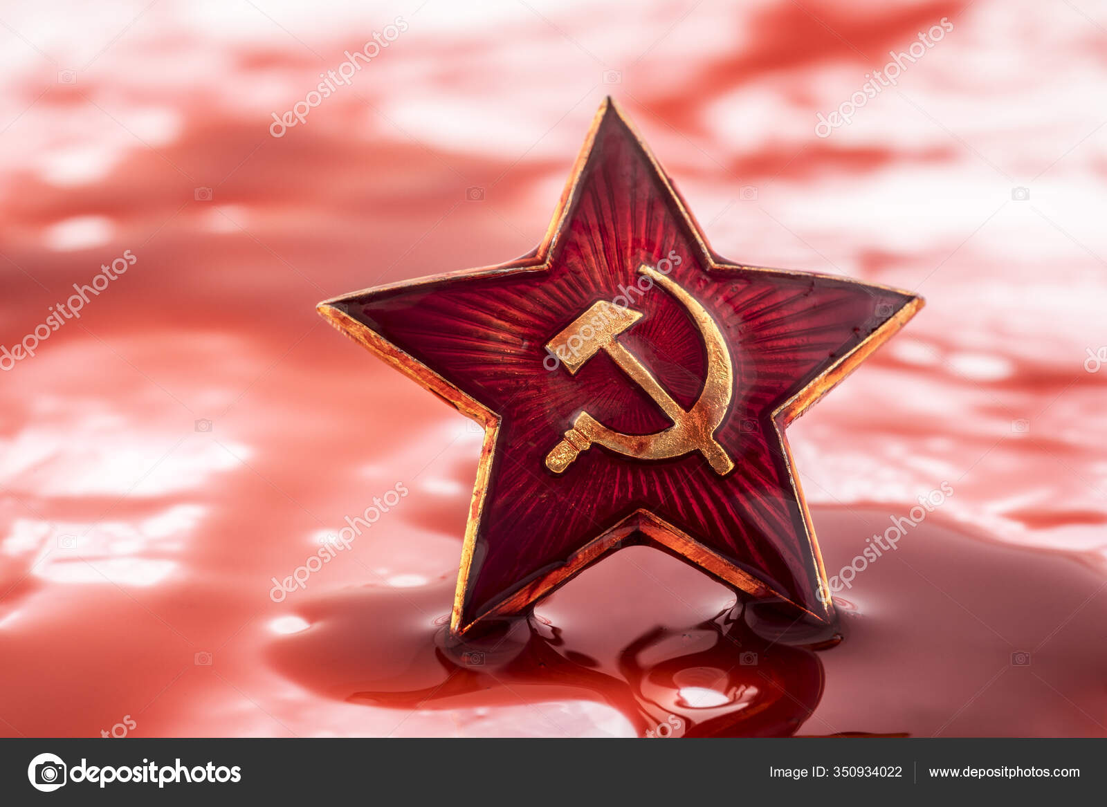 Soviet Red Star Badge