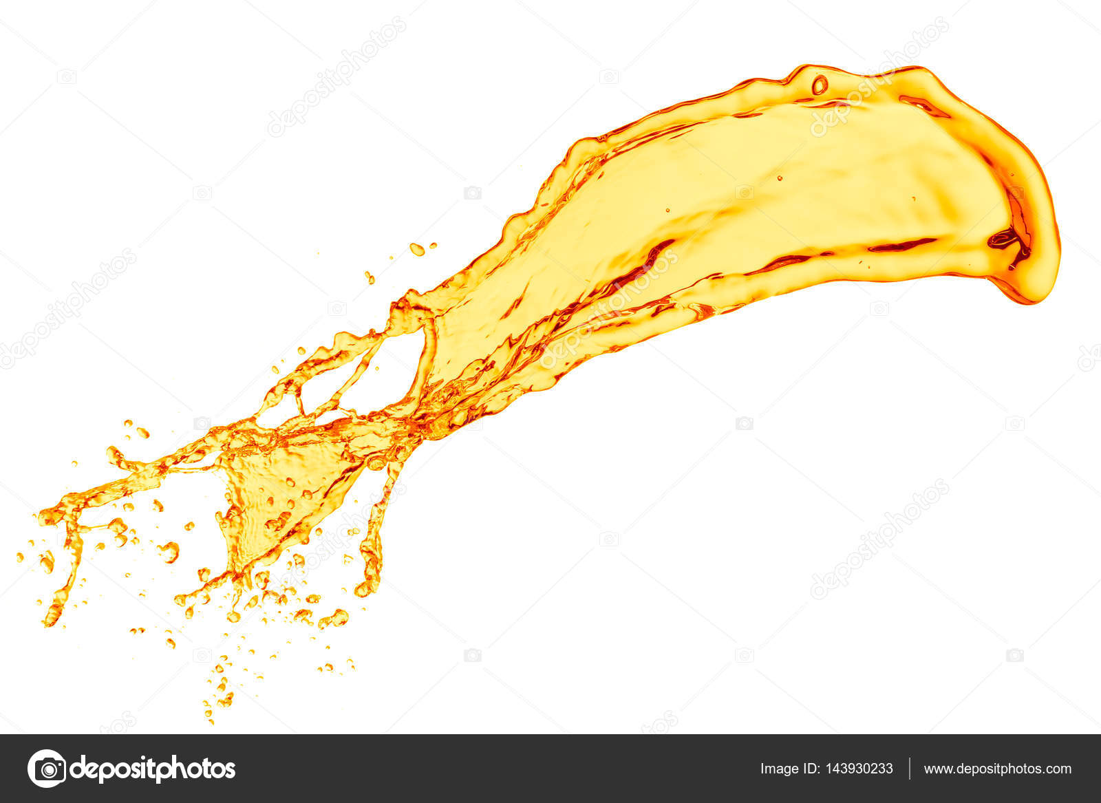 Orange juice splash Stock Photo by ©kubais 143930233