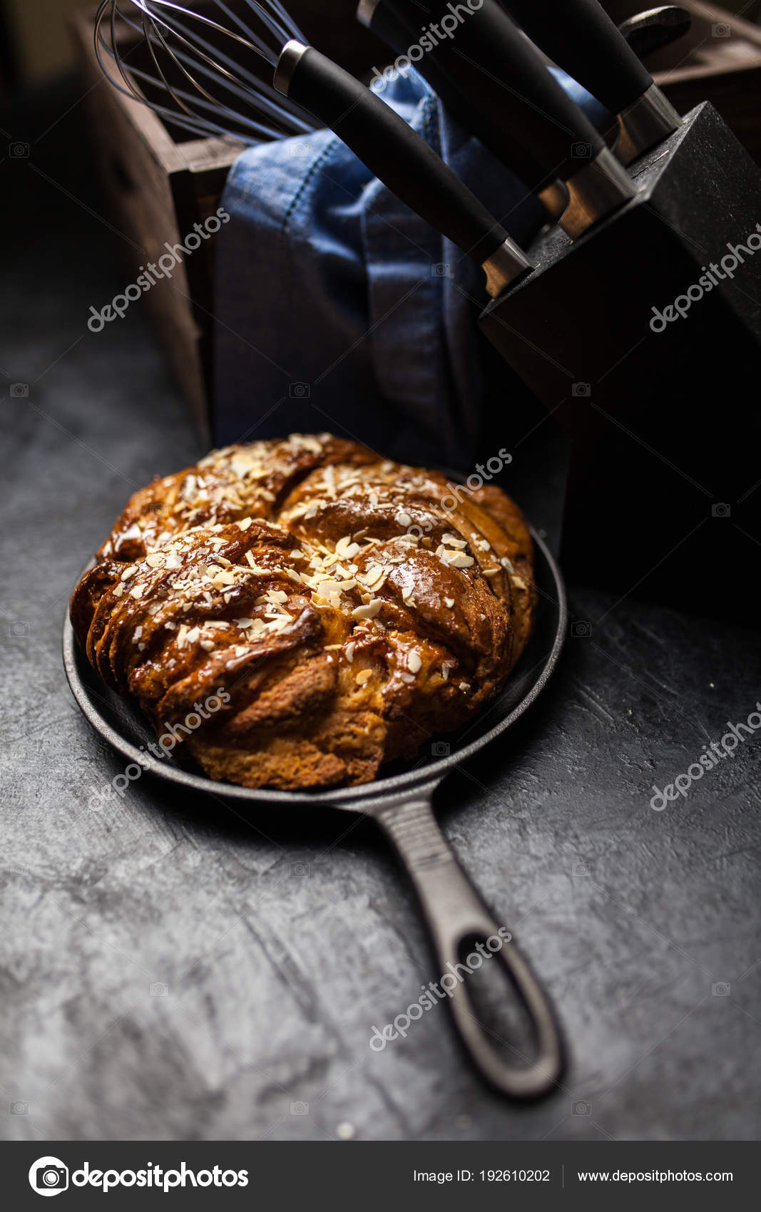 Sweet maple syrup bread — Stock Photo © gdolgikh #192610202