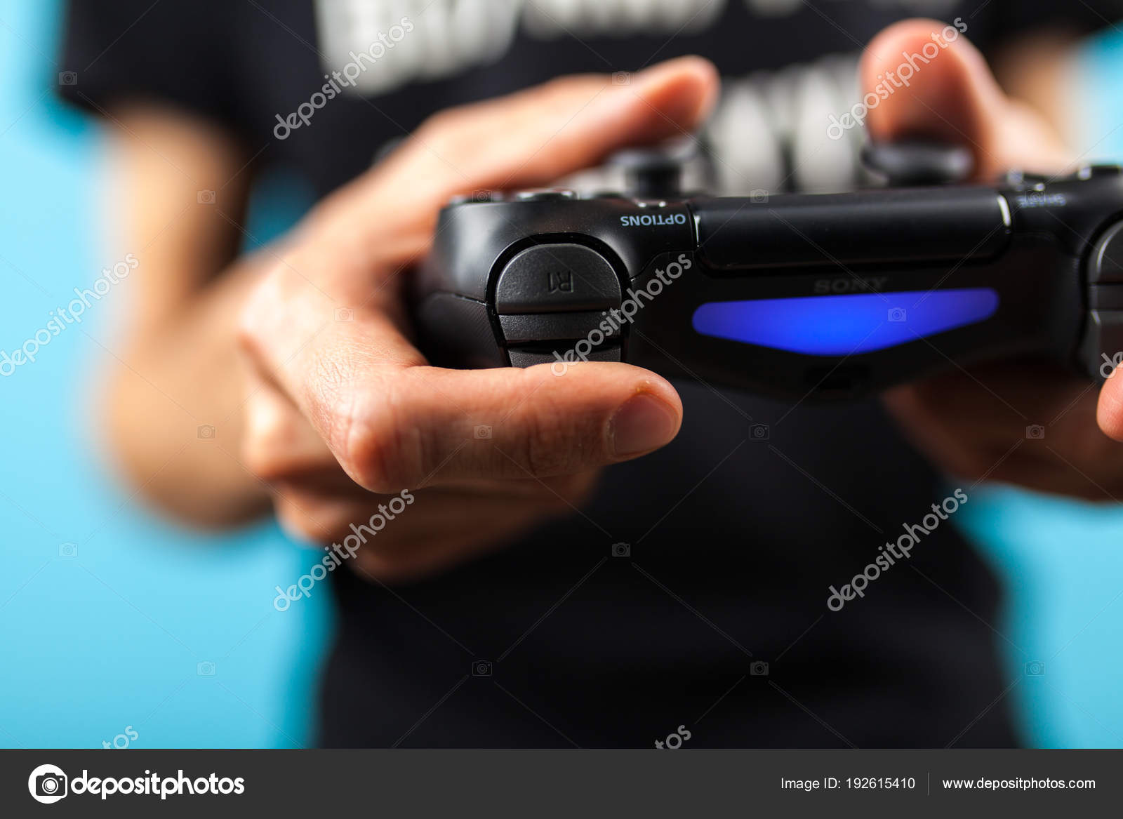 Holding a ps4 controller store