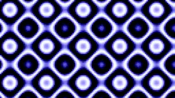 Morphing Rounded Soft Squares Merging Grid Neon Glowing Shapes Loop ...