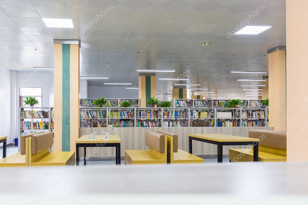 Library reading area — Stock Photo © chungking #176344834
