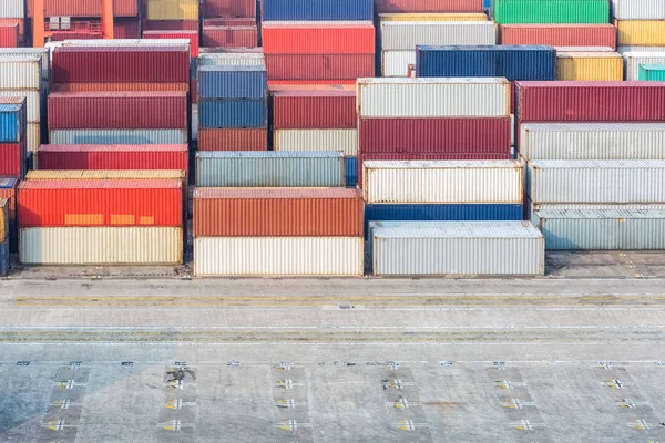 Container cargo terminal closeup Stock Photo by ©chungking 167007956