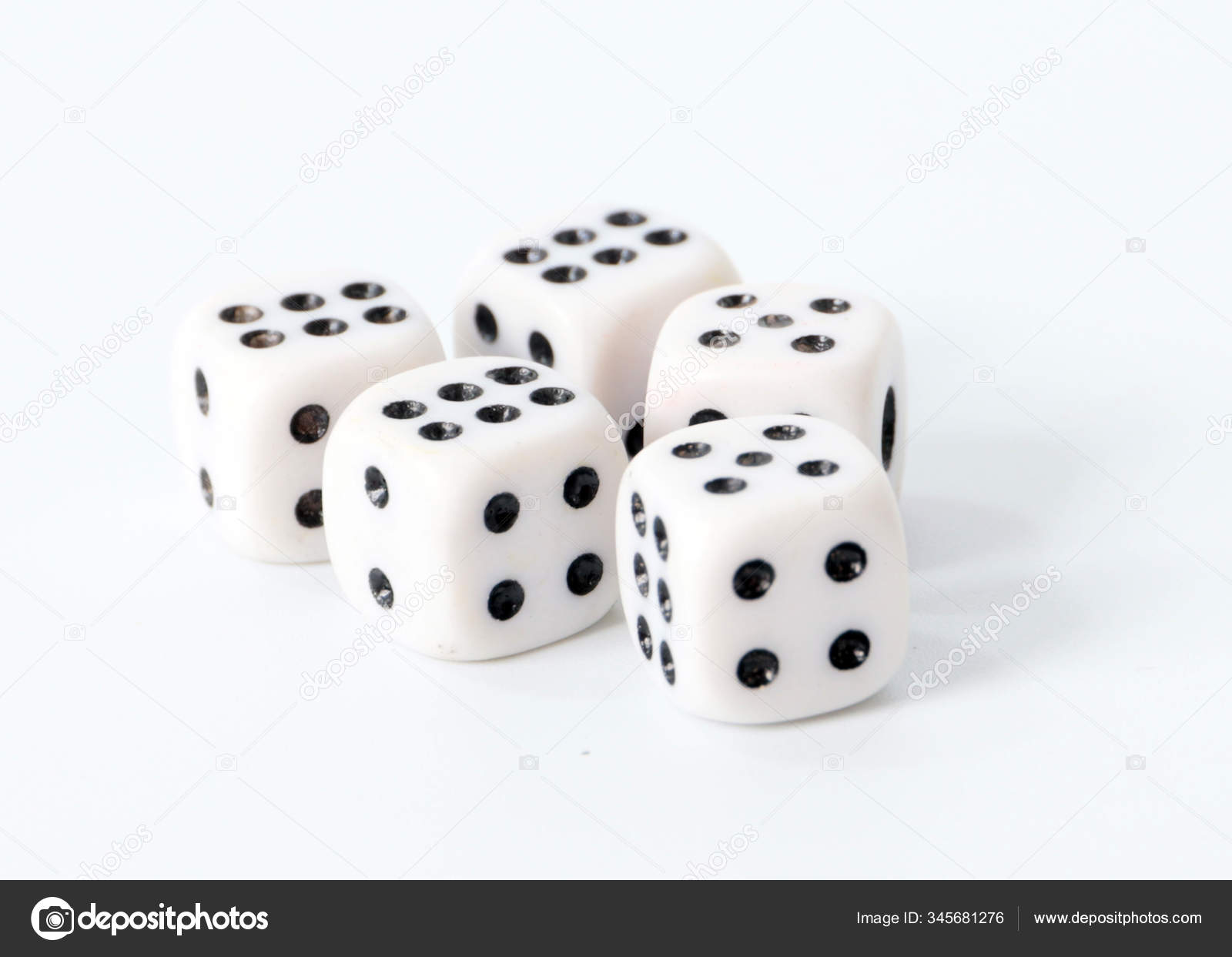 Playing Dice Winning Combinations Numbers Faces — Stock Photo ...