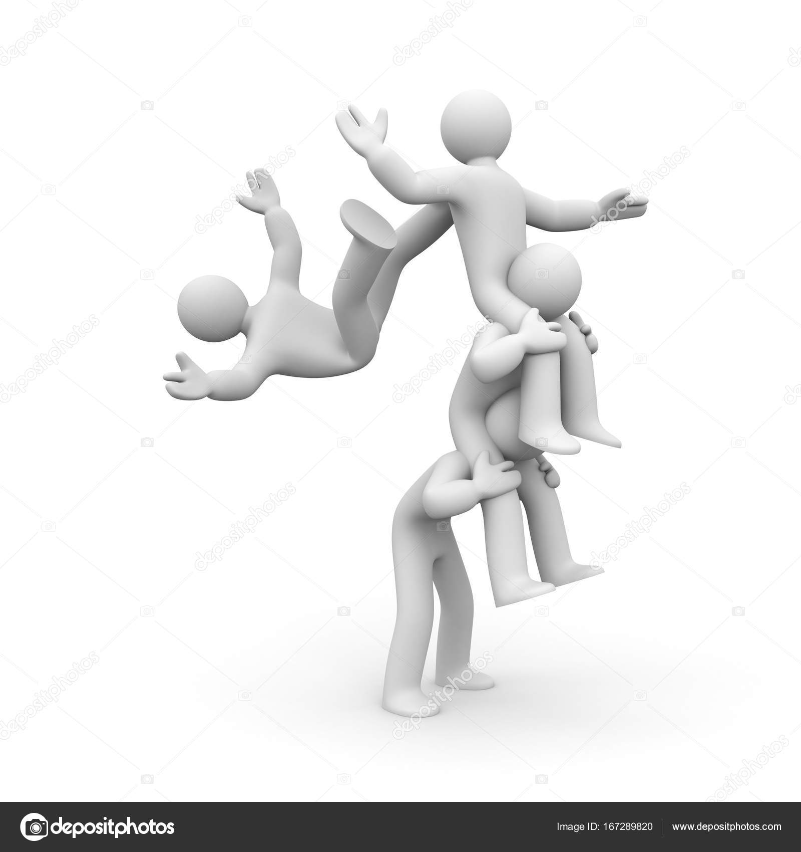 White figures falling down Stock Photo by ©Pixelery.com 167289820