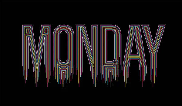 Monday Word Art