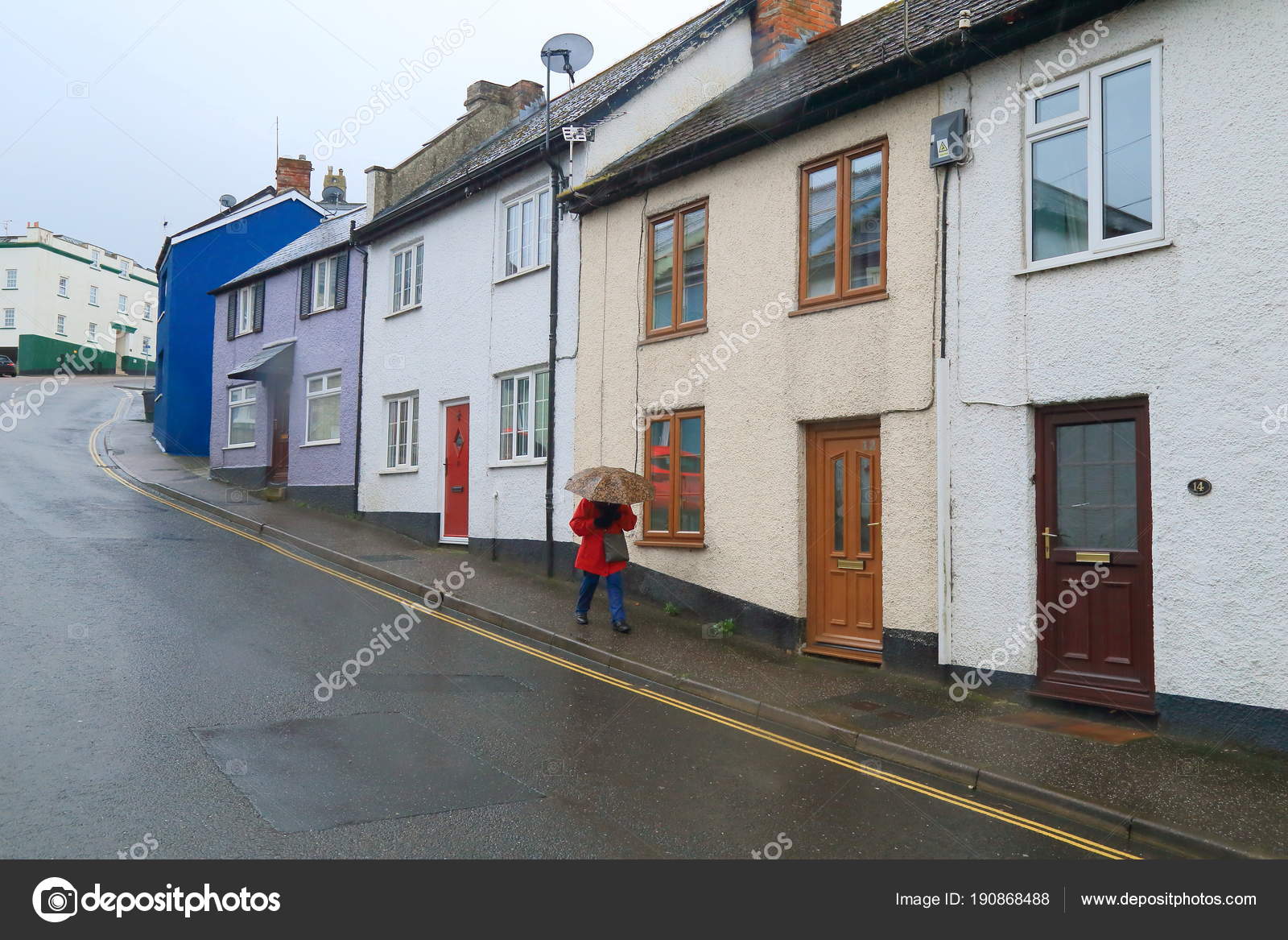 Traditional Architecture Market Town Axminster Eastern Border County ...