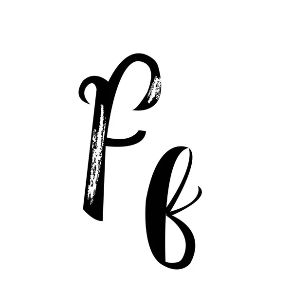 Letter F In Calligraphy