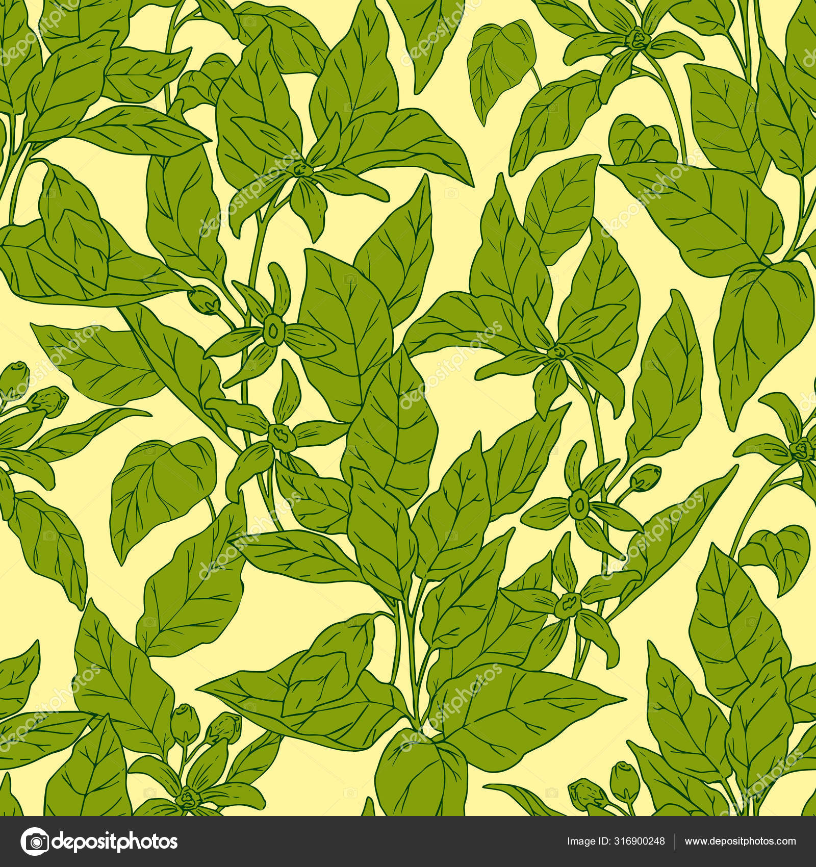 Orange blossom tree pattern Stock Vector Image by ©yaskii #316900248