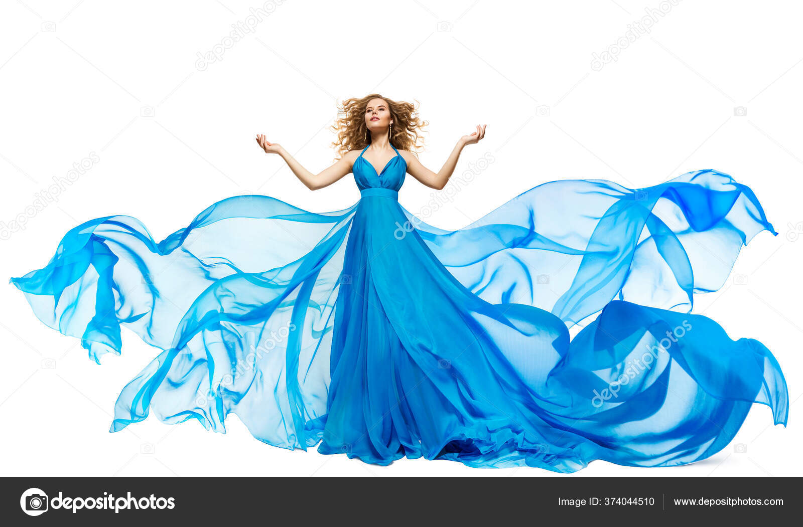 Dibujo De Vestido Ondeando Al Viento 6.400+ Viento Mujer Vestido
