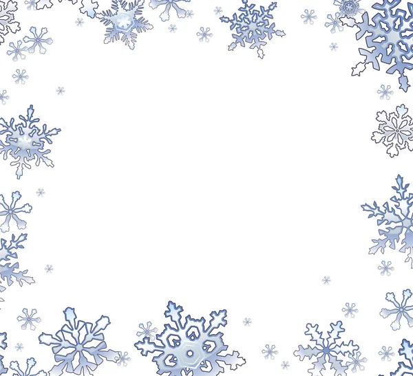 Blue snowflakes background Stock Vector Image by ©derviş #12737094