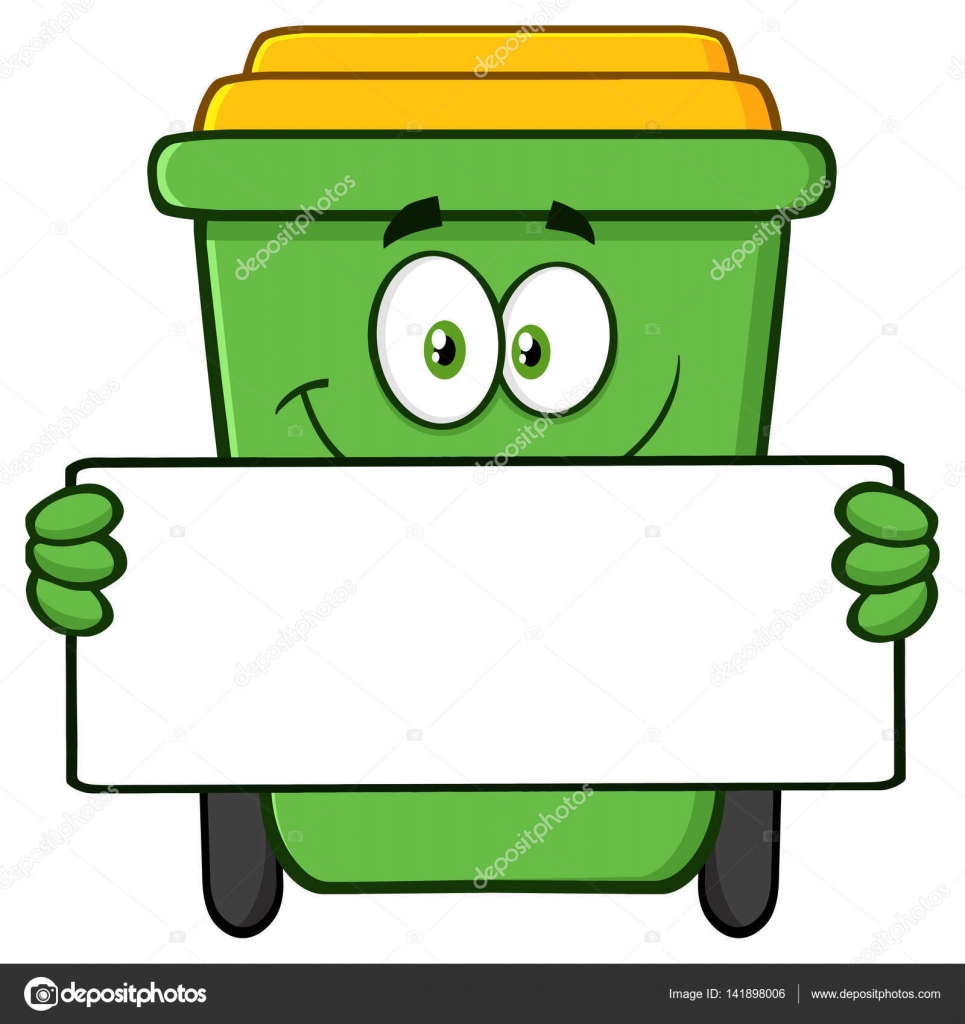 Waste Basket Cartoon