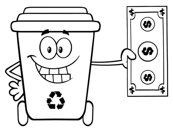 Recycle Bin Coloring Page