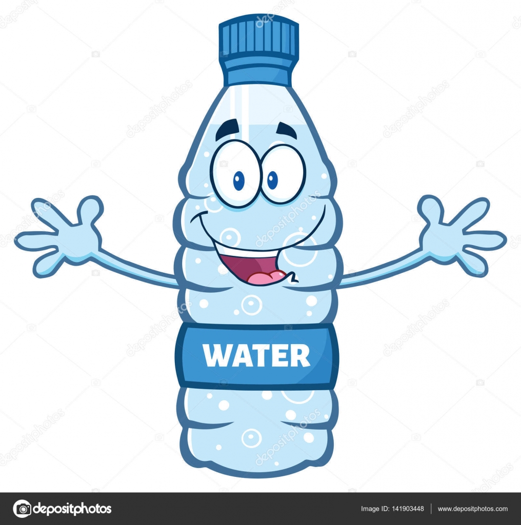 Cartoon Plastic Bottle — Stock Vector © HitToon #141903448