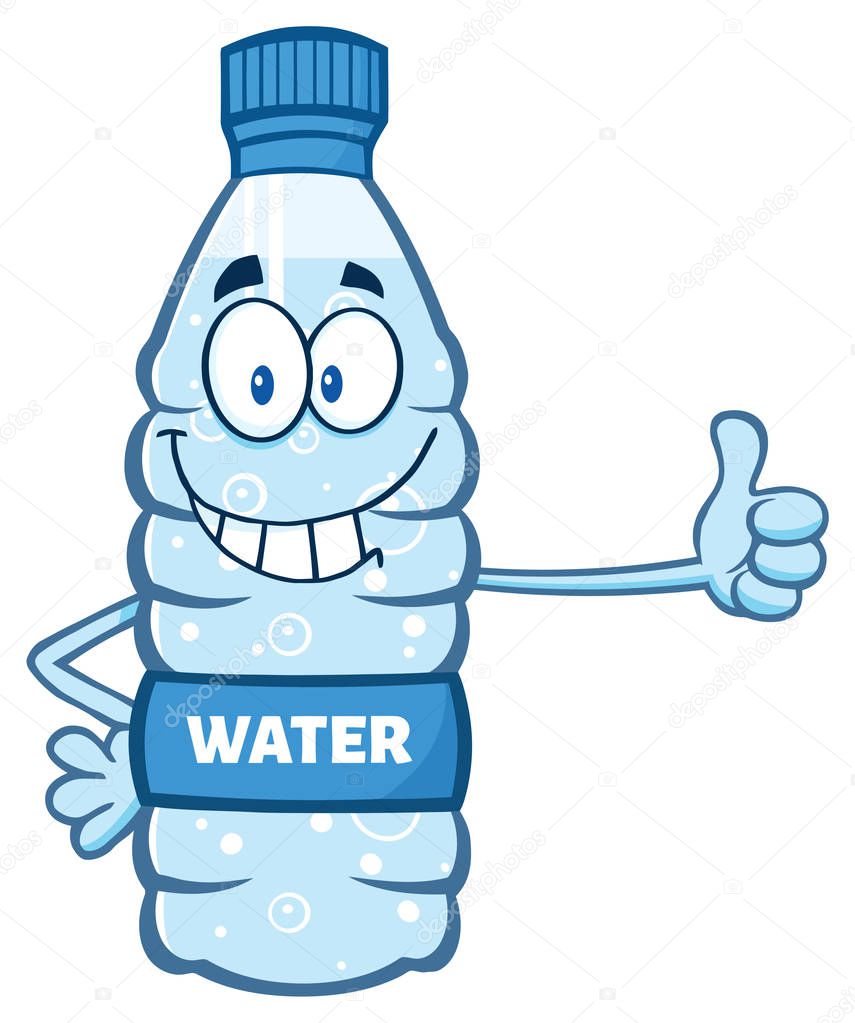 Cartoon Plastic Bottle — Stock Vector © HitToon #141905824