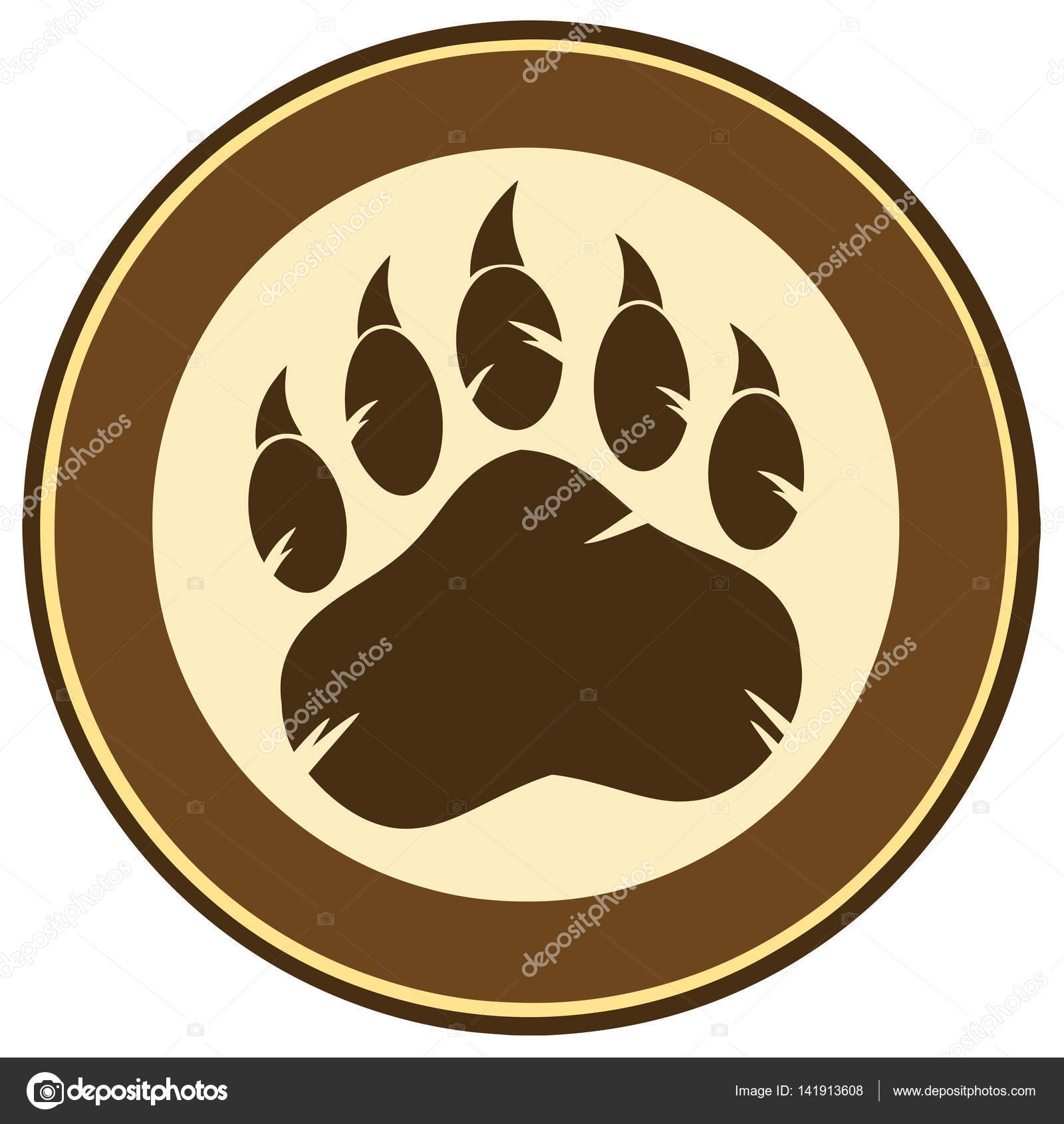 Bear Paw Clipart