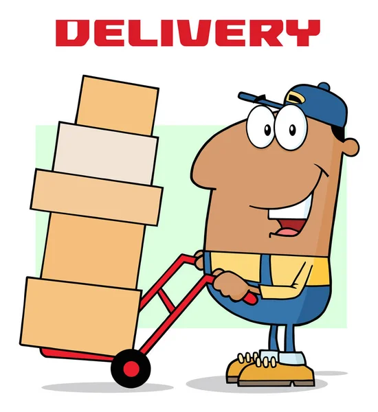 Cartoon delivery man Vector Art Stock Images | Depositphotos