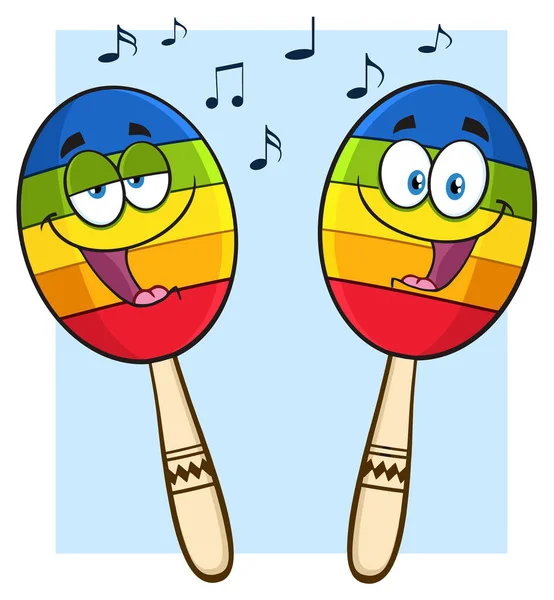 Mexican Maracas Cartoon Stock Vector Image by ©HitToon #141923832