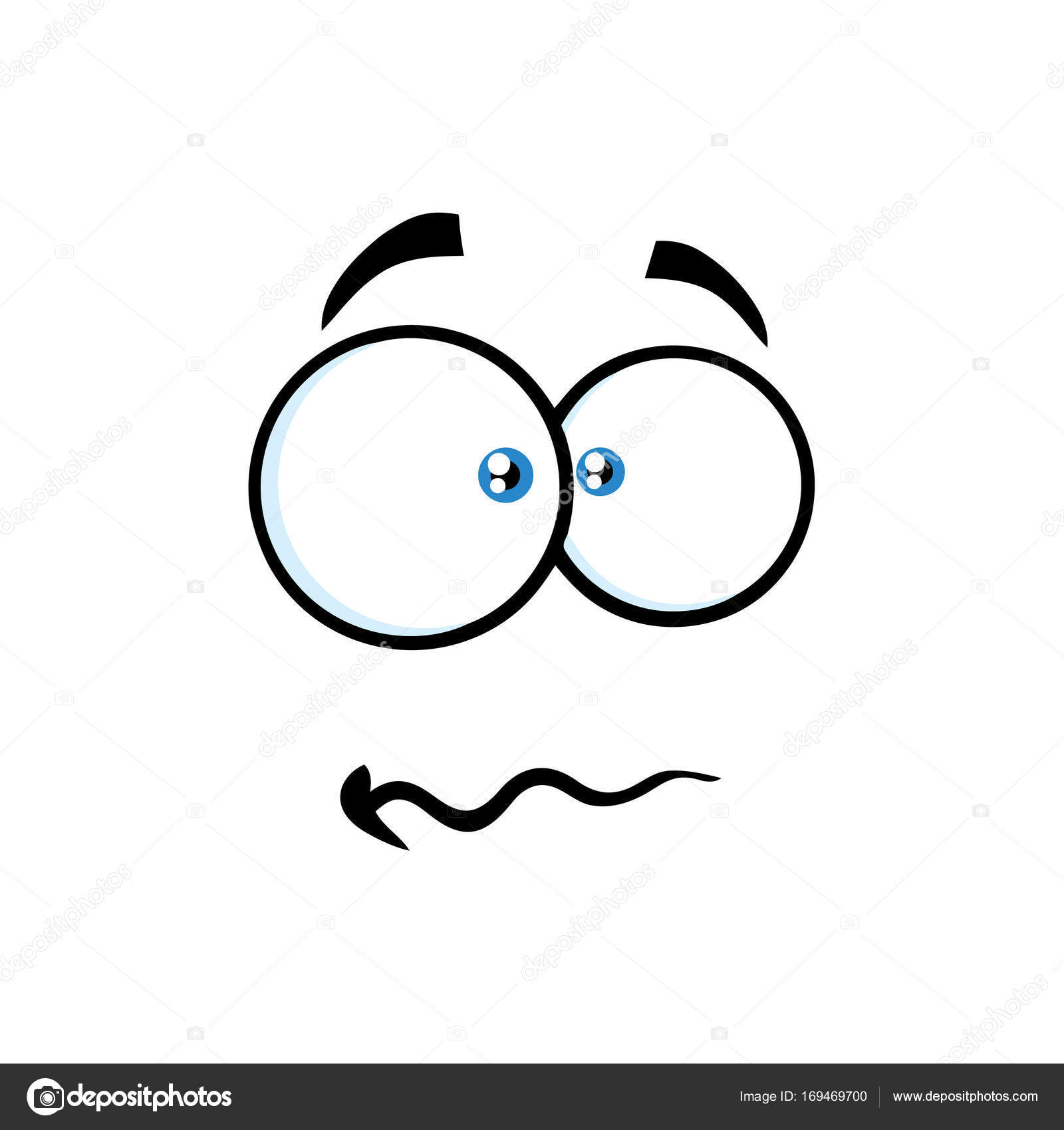 Confused Cartoon Face Stock Vector Image by ©HitToon #169469700