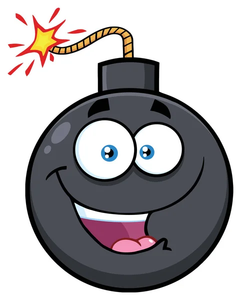 Cartoon Bomb Smiling - Stock Image - Everypixel