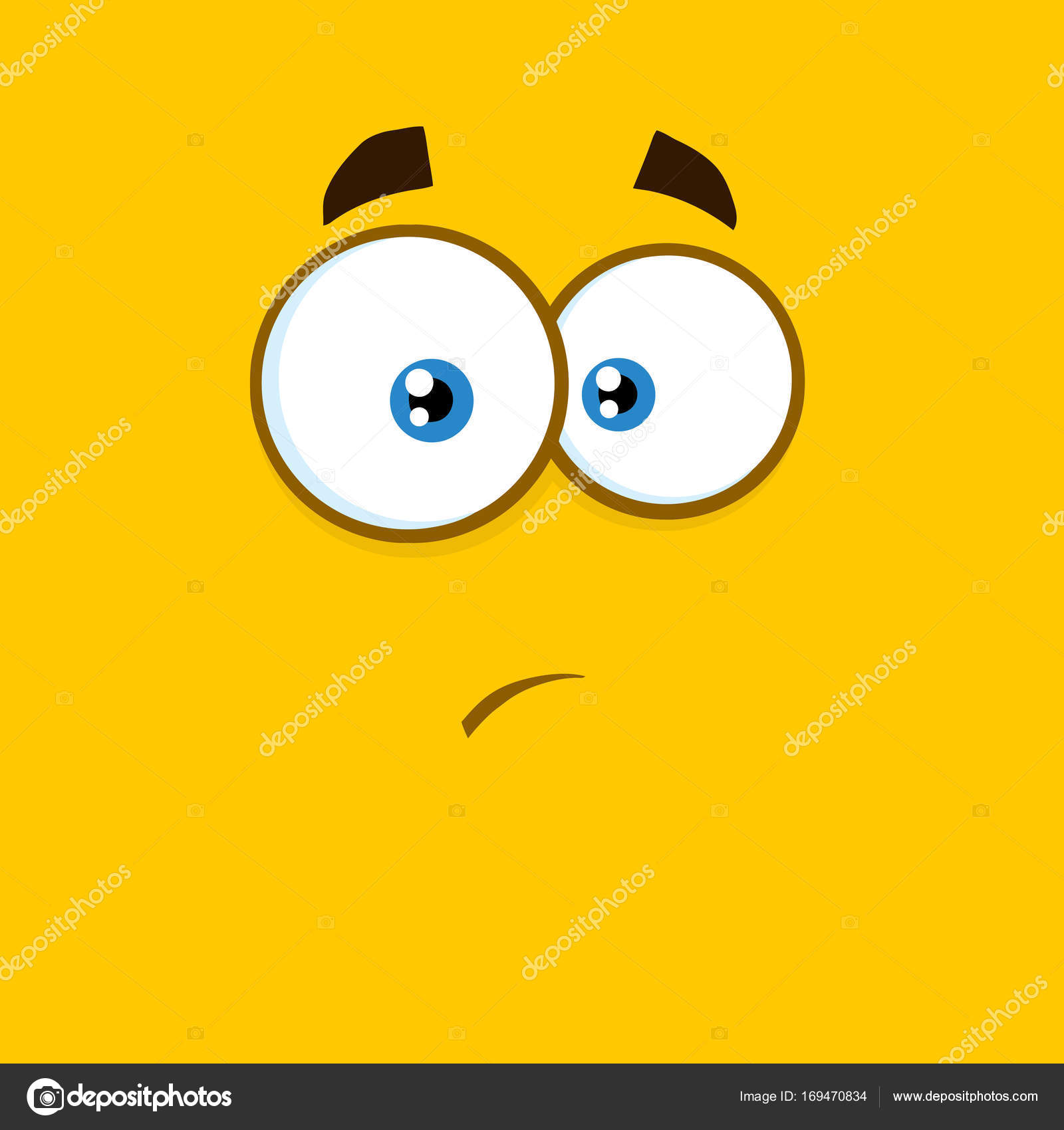 Confused Cartoon Face Stock Vector by ©HitToon 169470834