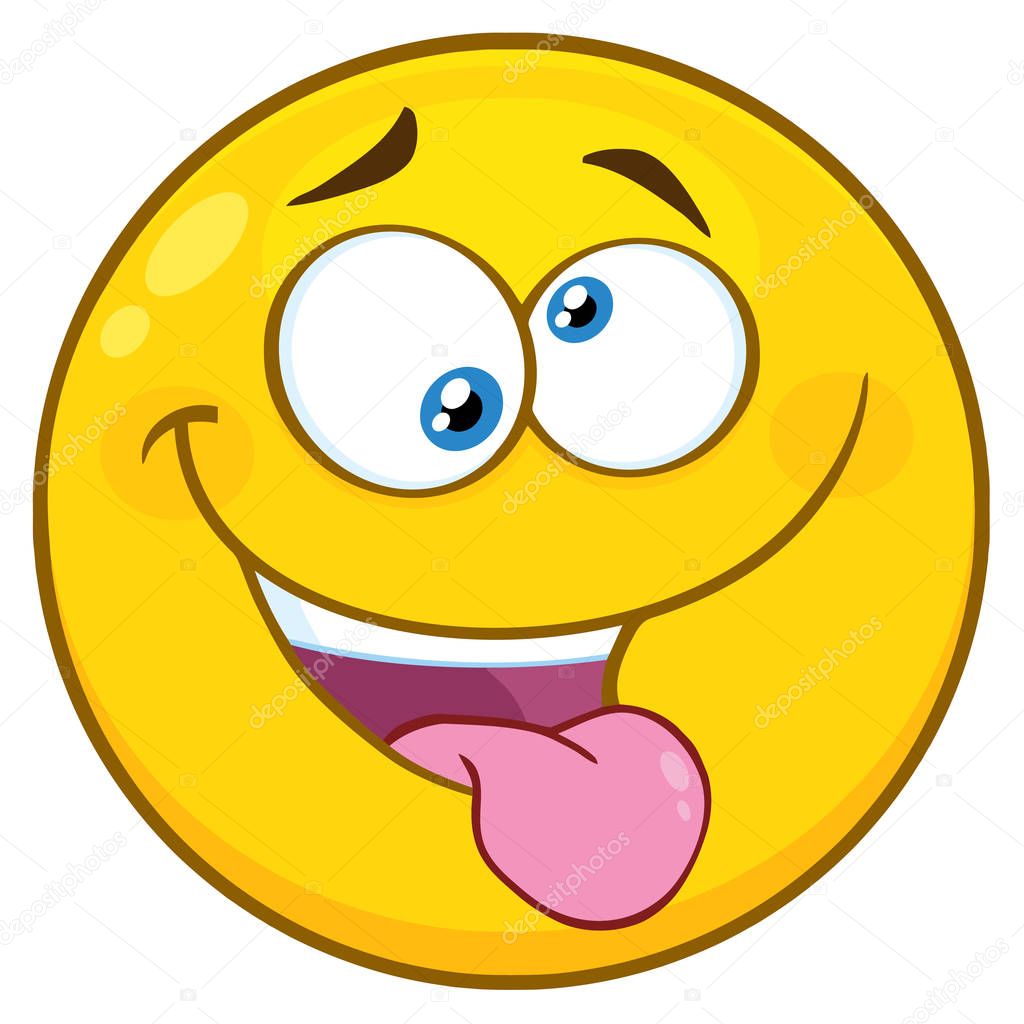 Cara de dibujos animados loco 2024