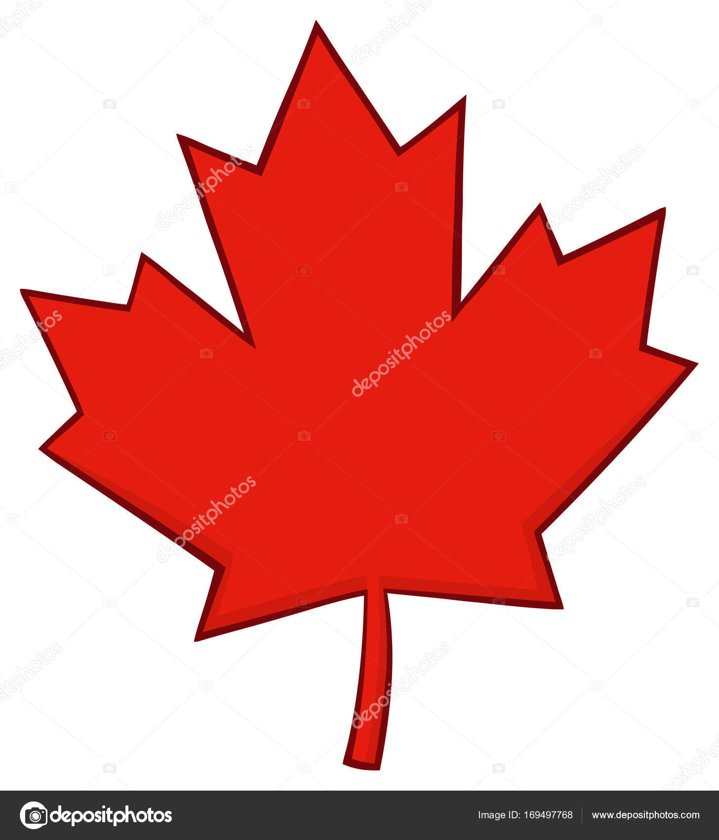 Canadian Maple Leaf Drawing