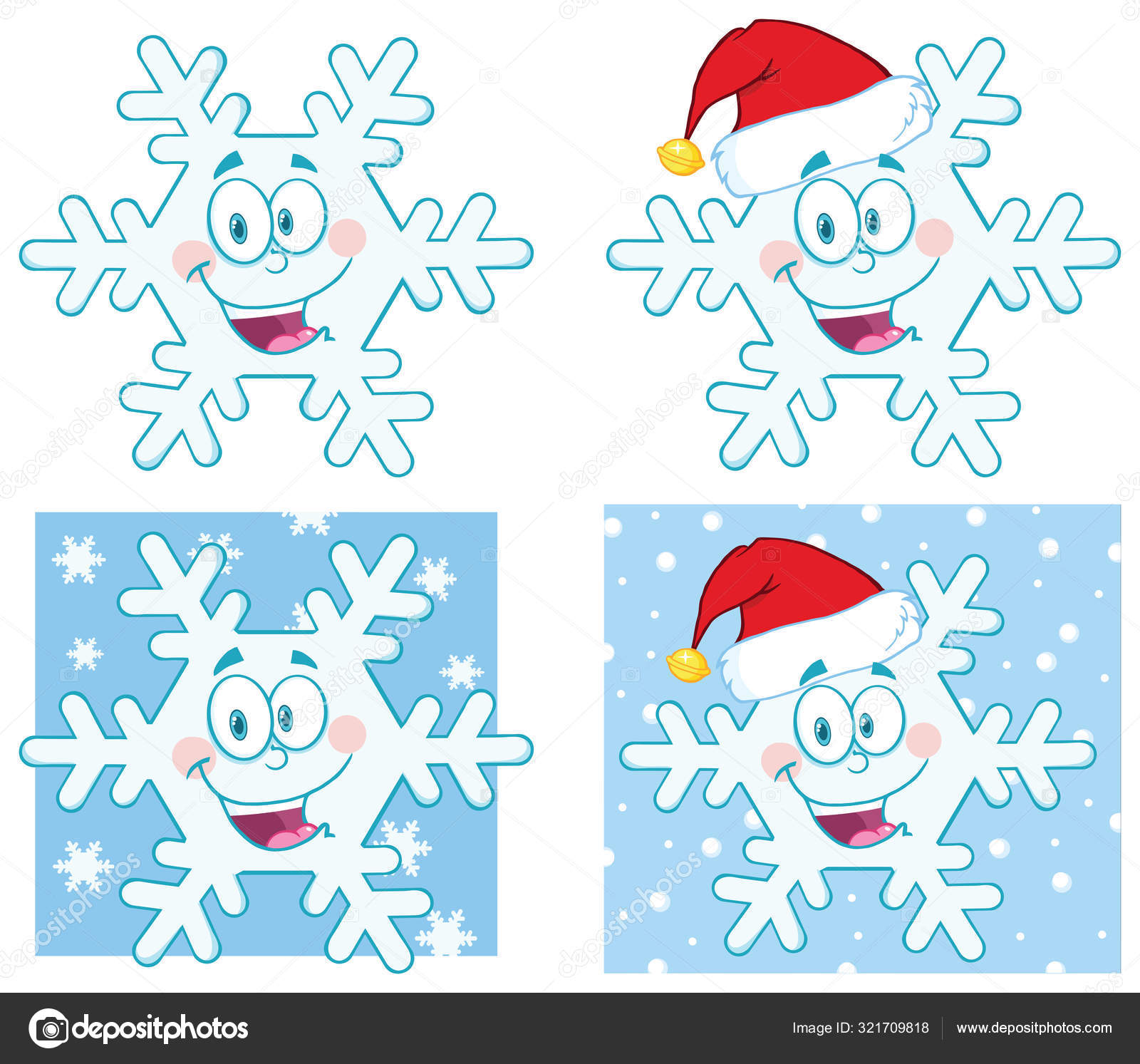 Cartoon Snowflakes Snowflake Cartoon Images – Browse 586,391 Stock