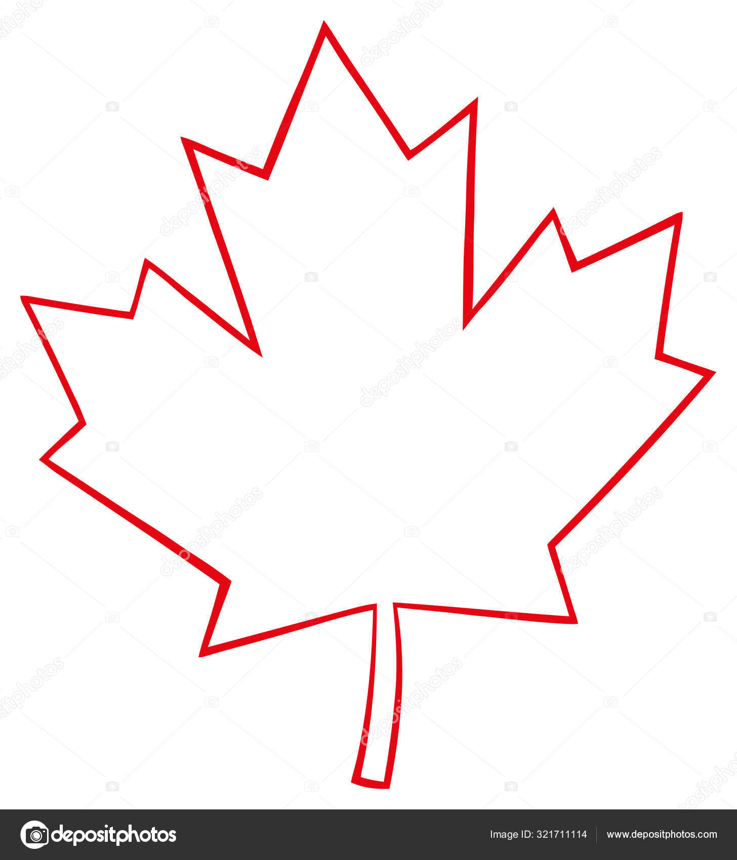 Canadian Red Maple Leaf Cartoon Mascot Character Stock Vector by ...