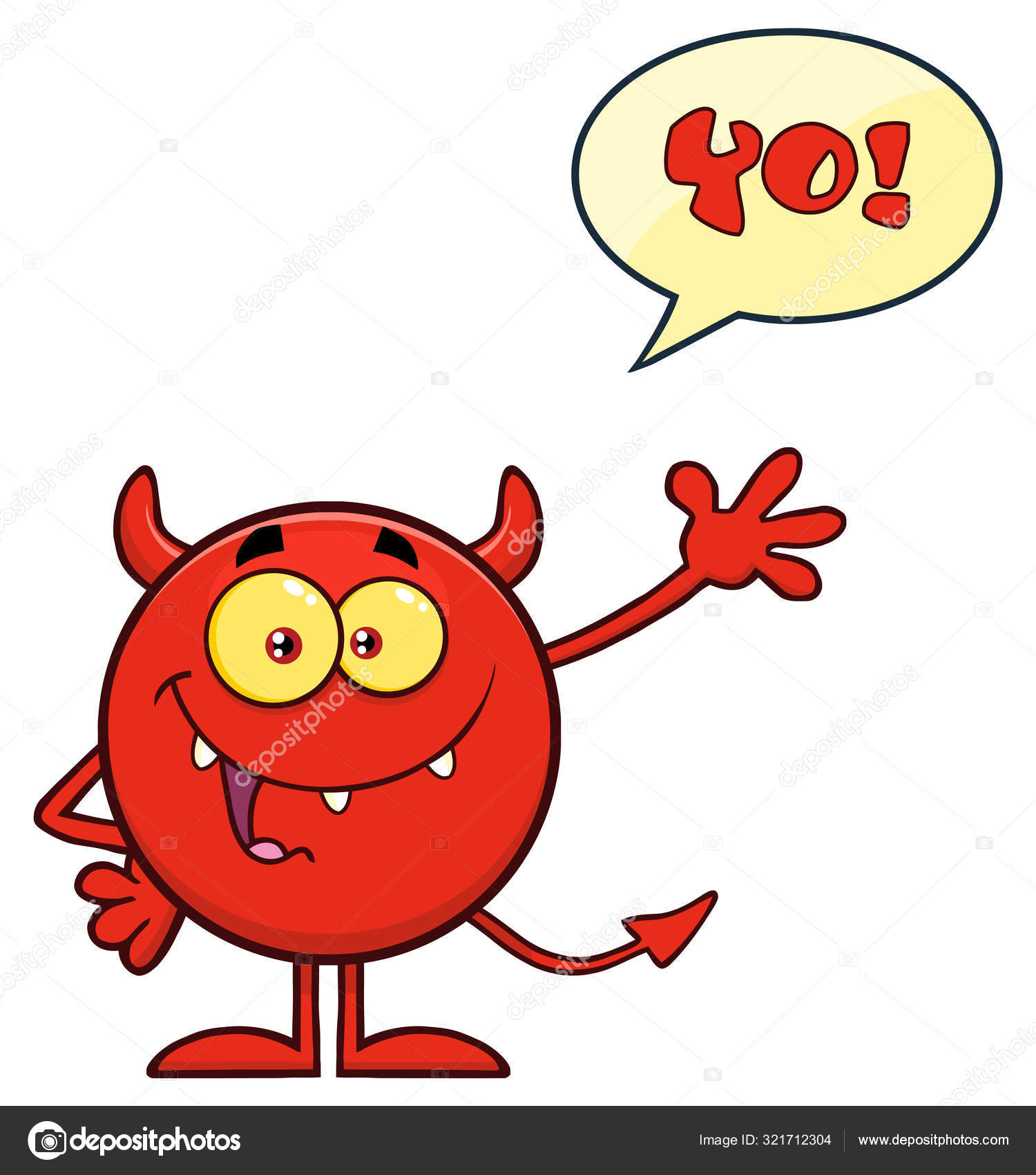 Devil Cartoon Emoji Character Stock Vector Image by ©HitToon #321712304