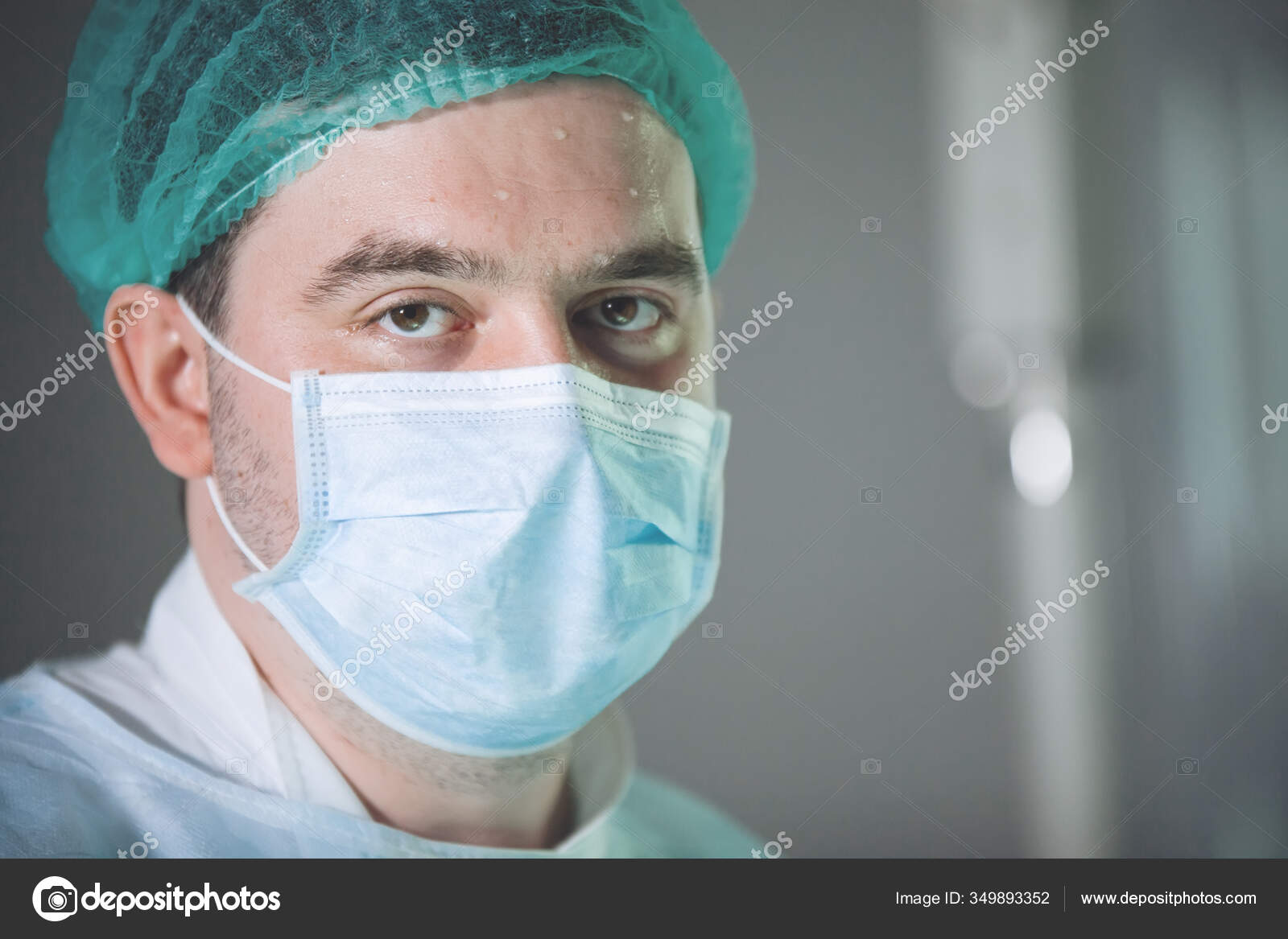 Doctor Cap Mask Surgery Stock Photo by ©vorobevaola 349893352