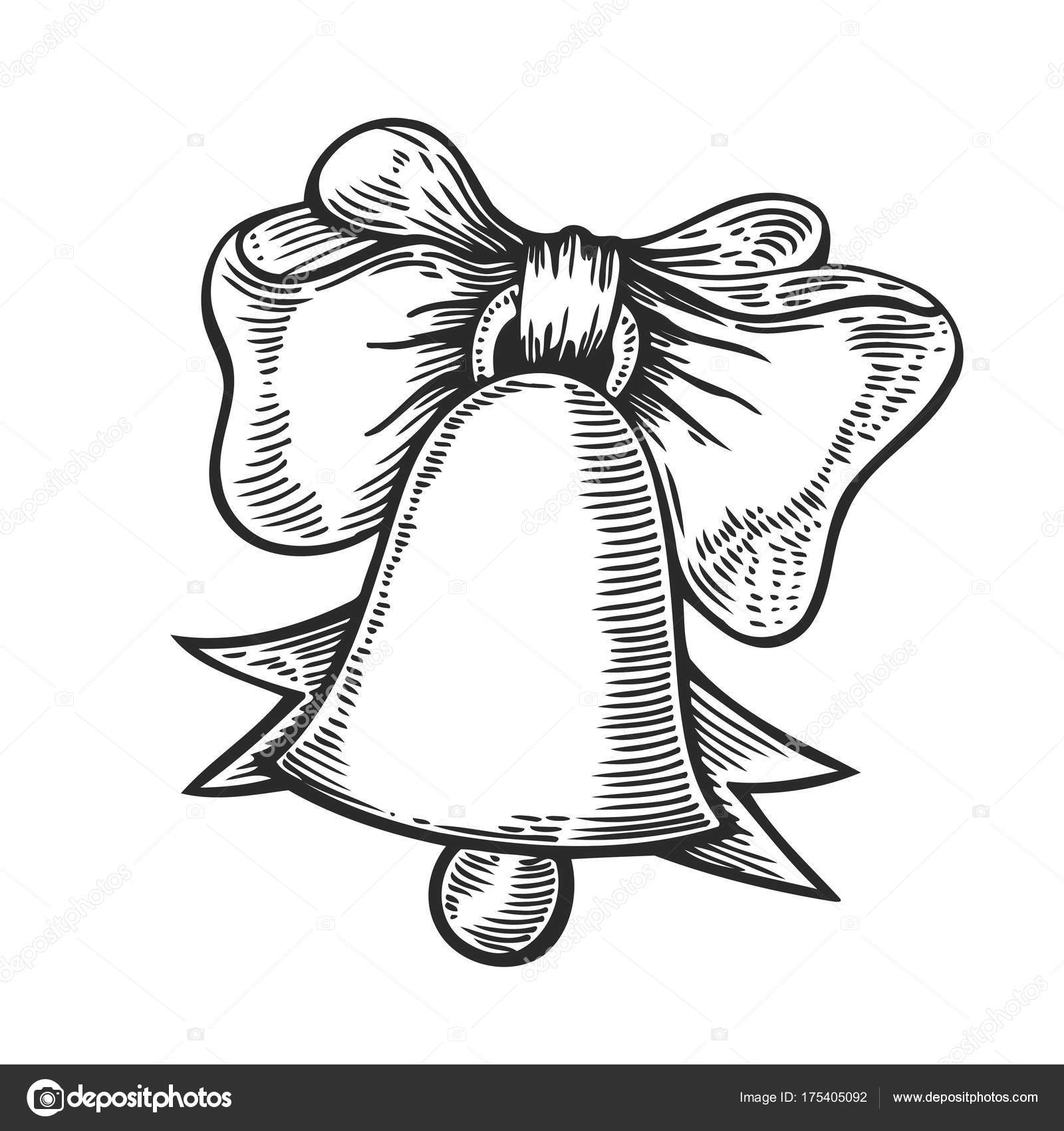 Christmas engraving bell Stock Vector Image by ©frescomovie #175405092