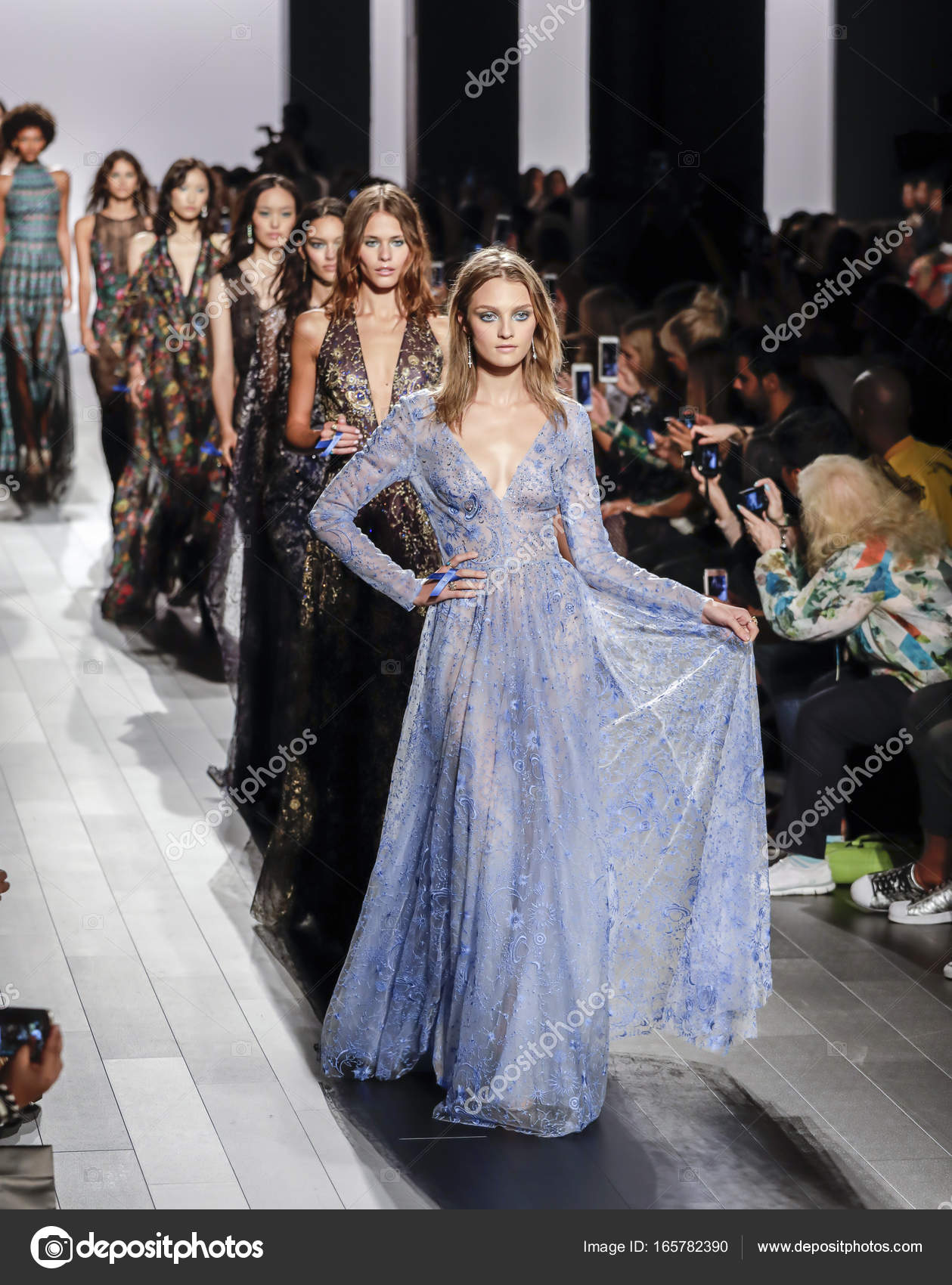 Models walk runway – Stock Editorial Photo © SamAronov #165782390