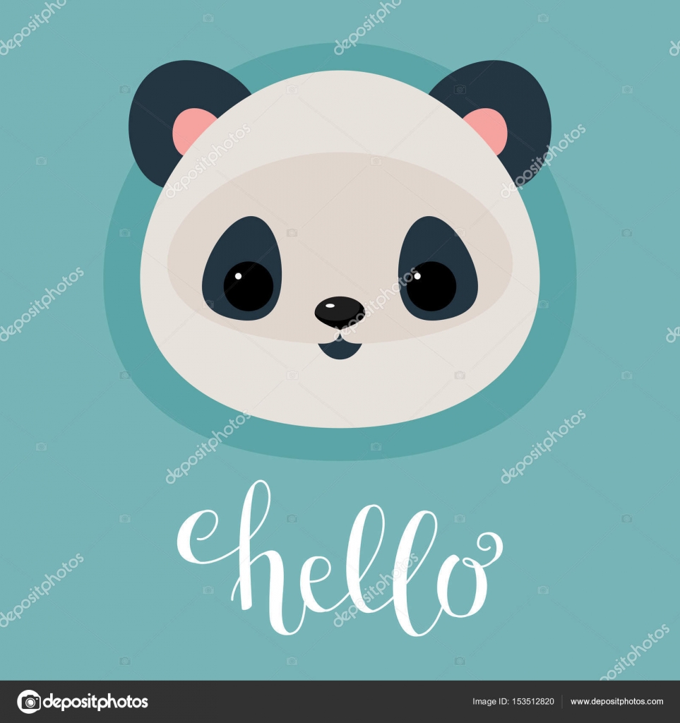 Cute panday head Stock Vector by ©Natalie-art 153512820
