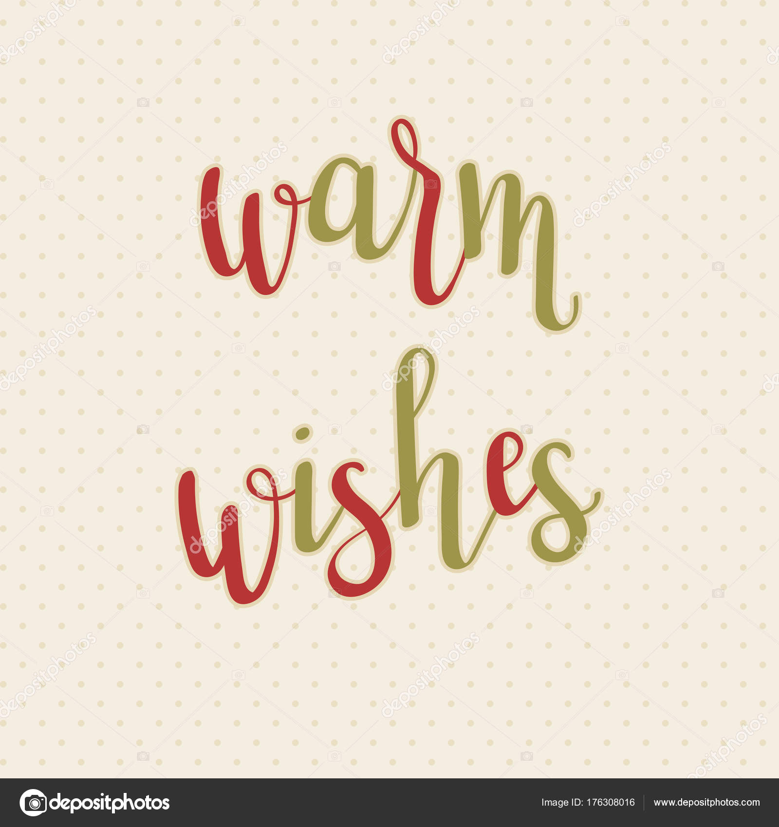 "Warm wishes" hand lettering Stock Vector Image by ©Natalie-art #176308016