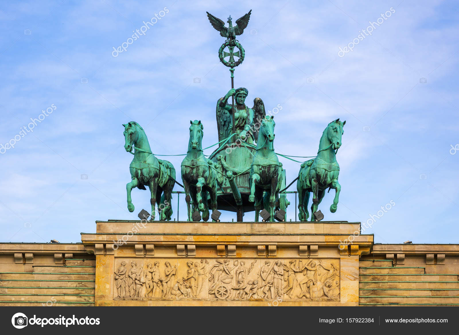 Quadriga of the Brandenburg Gate in Berlin — Stock Photo © Patryk ...