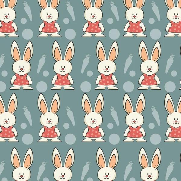 Seamless rabbit pattern wallpaper Stock Vector Image by ©kidstudio852 ...