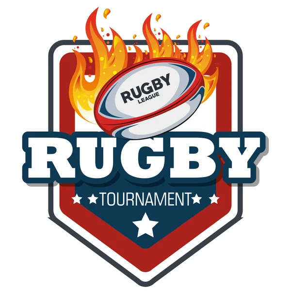 Hand drawing rugby ball design Stock Vector by ©yupiramos 124905468