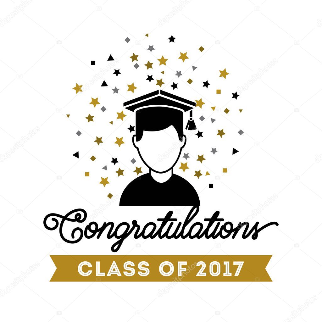 Class of 2017 card Stock Vector Image by ©yupiramos #126336500